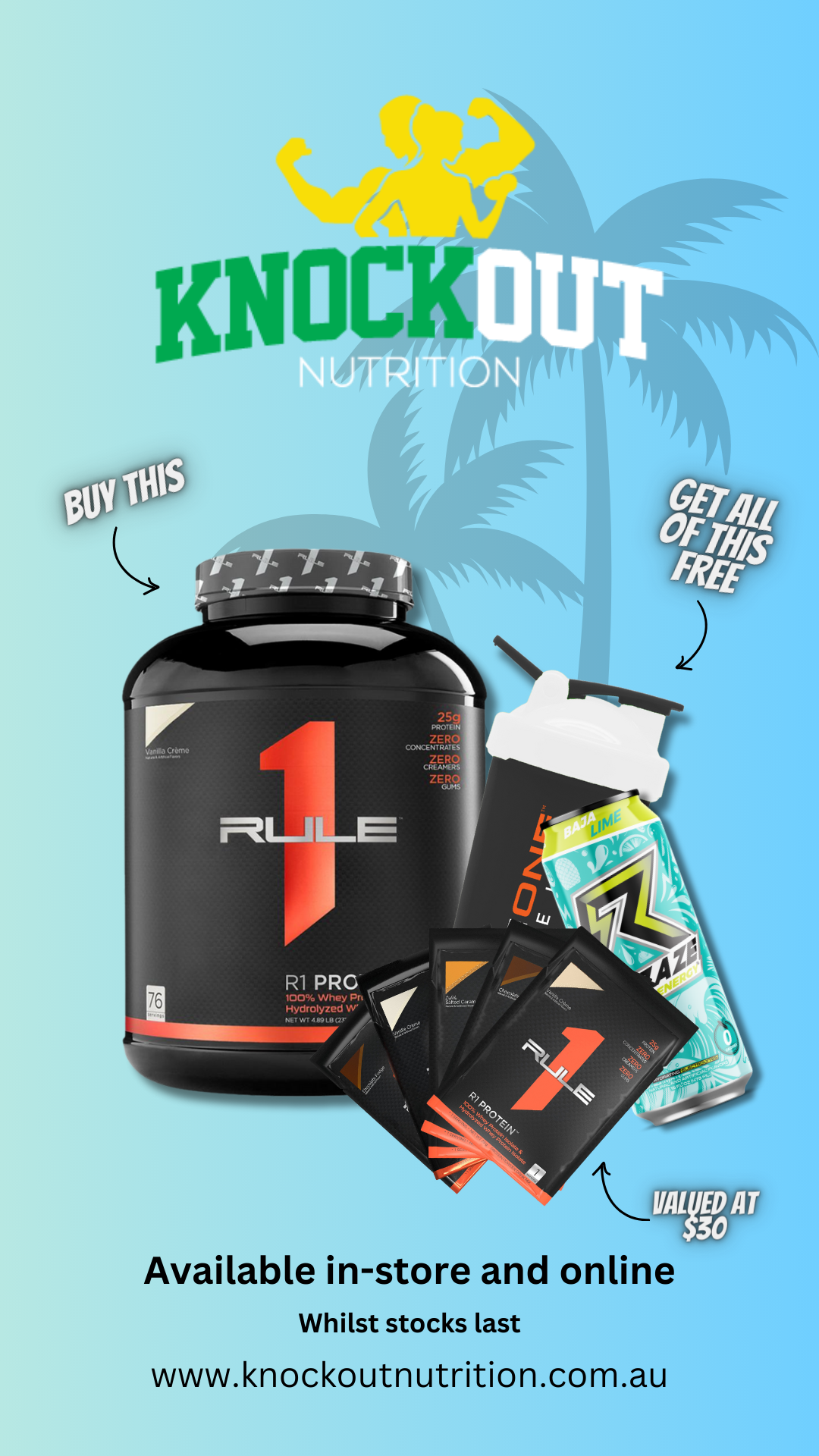 Rule 1: R1 Protein Isolate – Knockout Nutrition